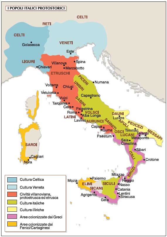 Popoli italici ed Etruschi